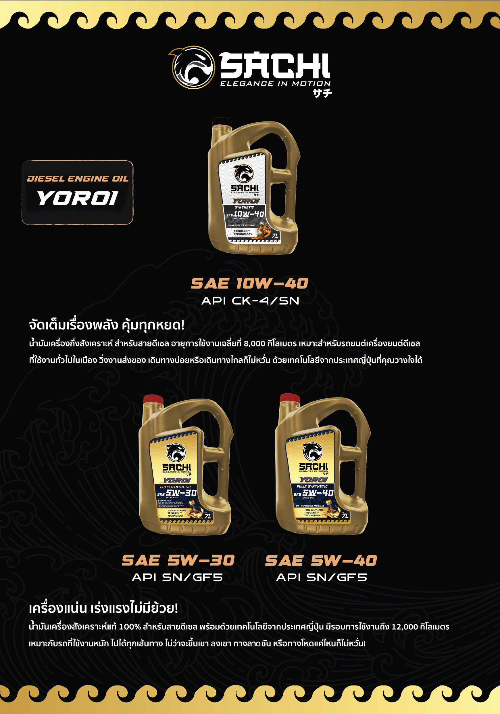 SACHI (ซาชิ) น้ำมันเครื่องสำหรับสายซิ่งญี่ปุ่นตัวจริง บุกไทยแล้ว! พร้อม ...